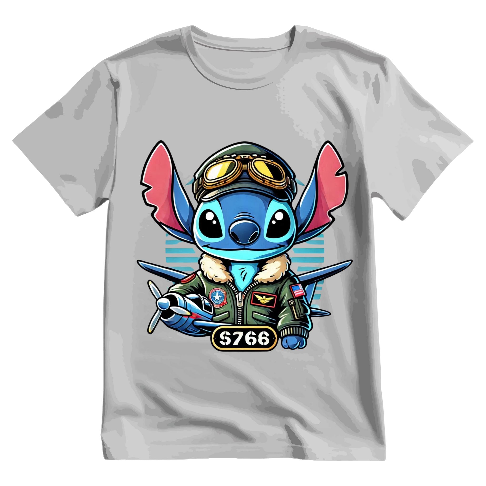 Stitch Pilot Design, Stitch Png Clipart, Cute Stitch Image, Stitch ...