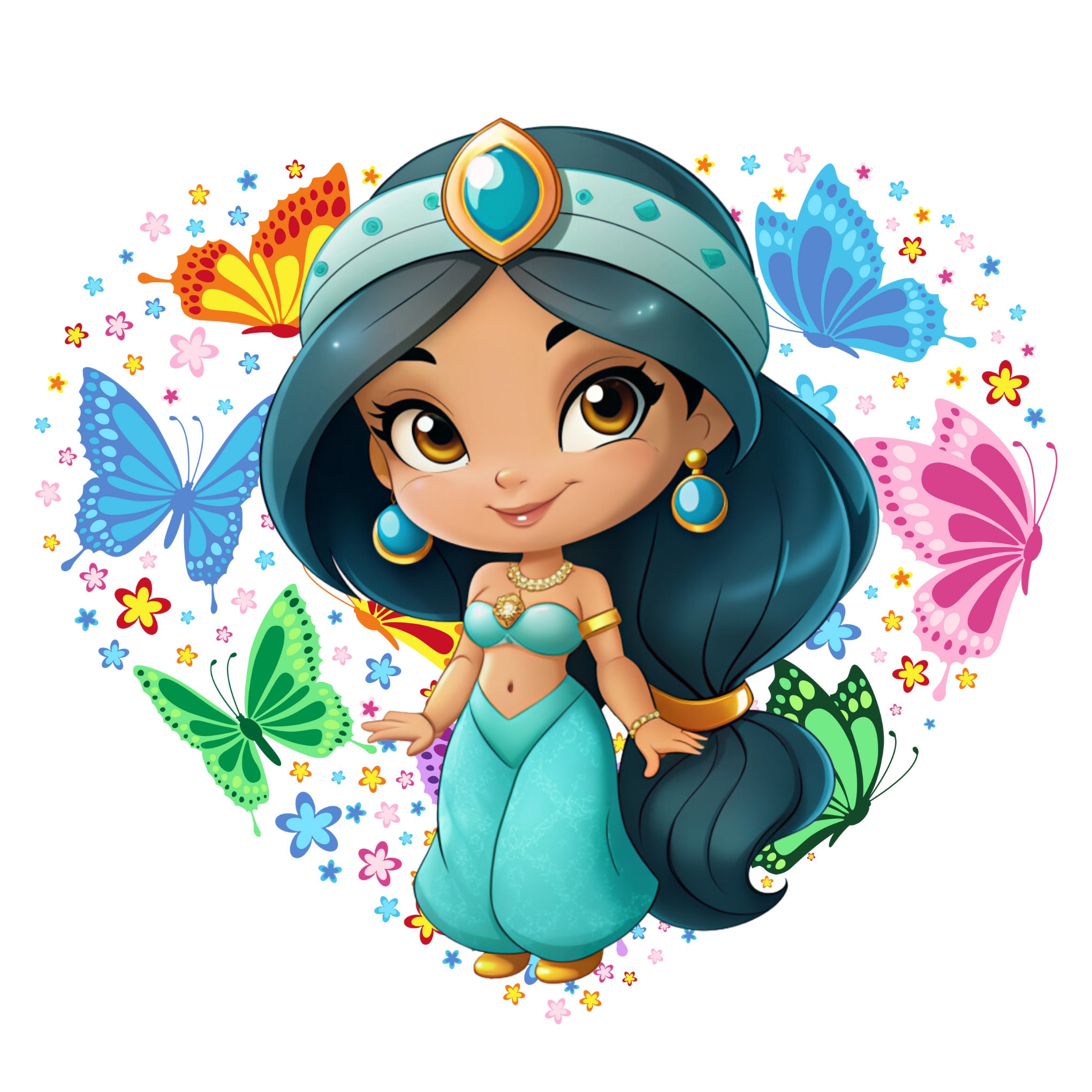 Dibujo De La Princesa Jazmín Peinado De La Princesa Jasmine
