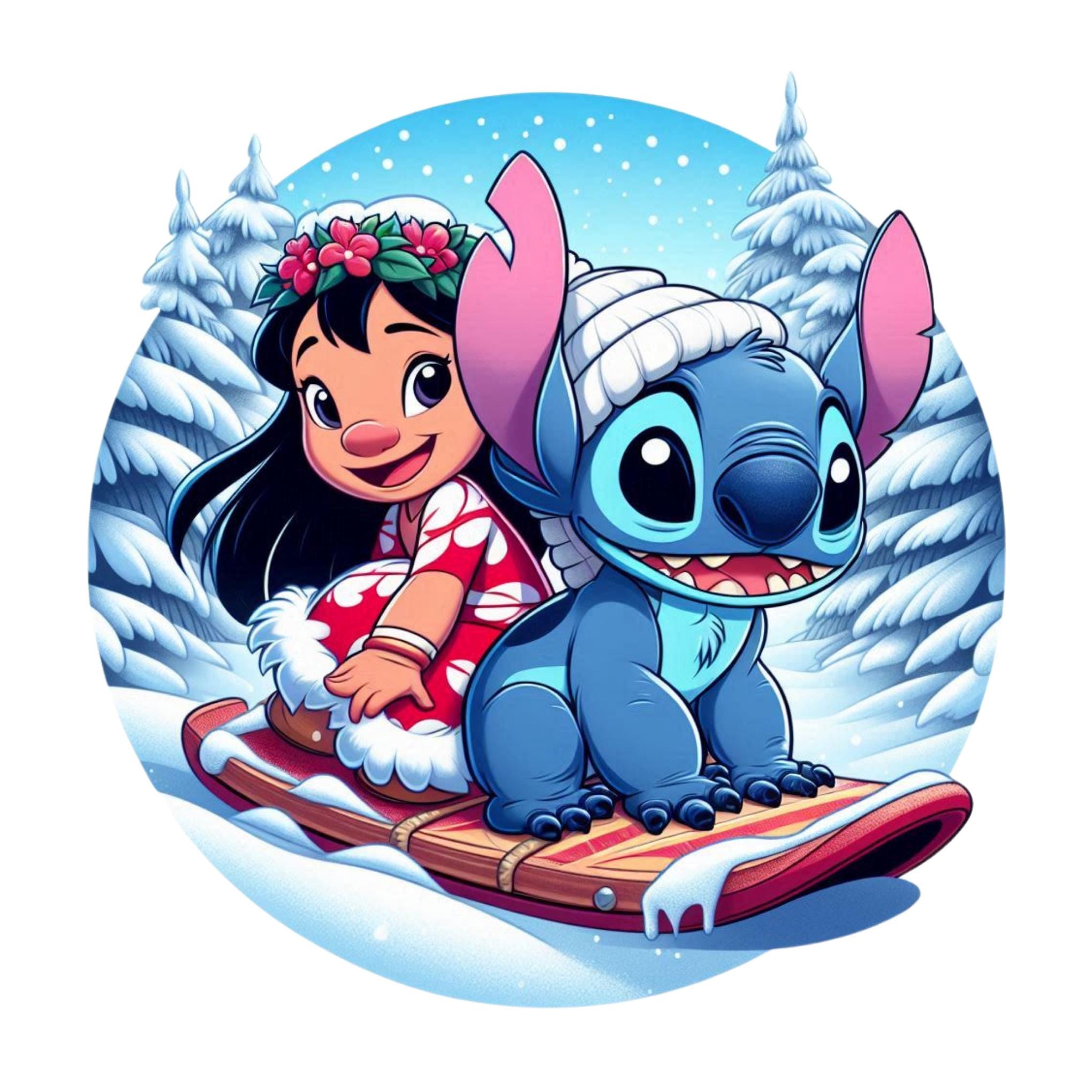 Lilo und Stitch png Clipart, Lilo png, süßes Stitch Bild, Stitch Winter ...