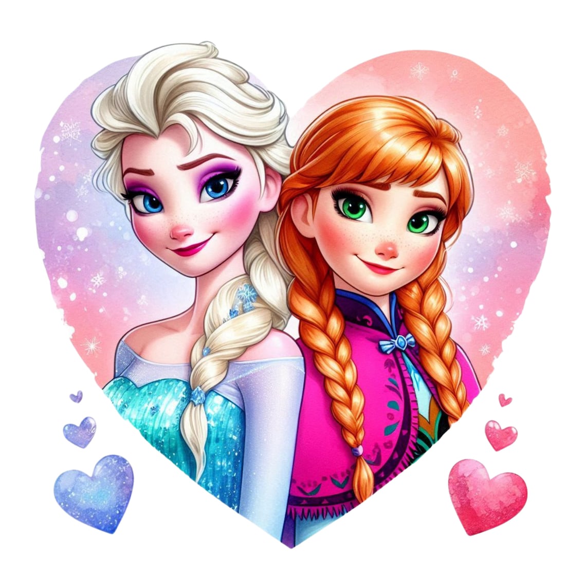 Princess Elsa and Princess Anna Png Clipart, Frozen Princess Png ...