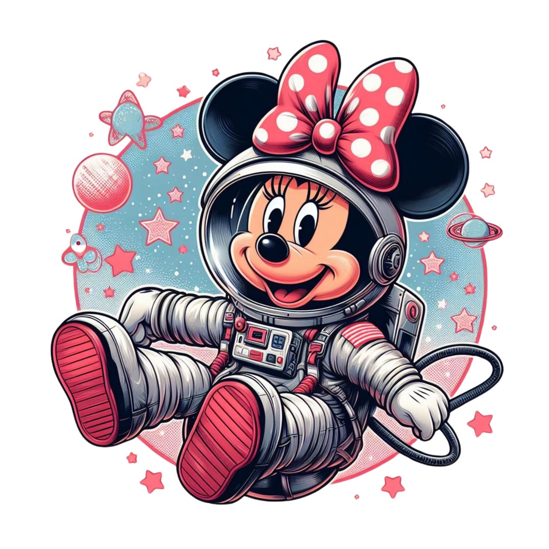 Minnie Mouse Astronaut Design, Minnie Mouse Png Clipart, Minnie Mouse ...