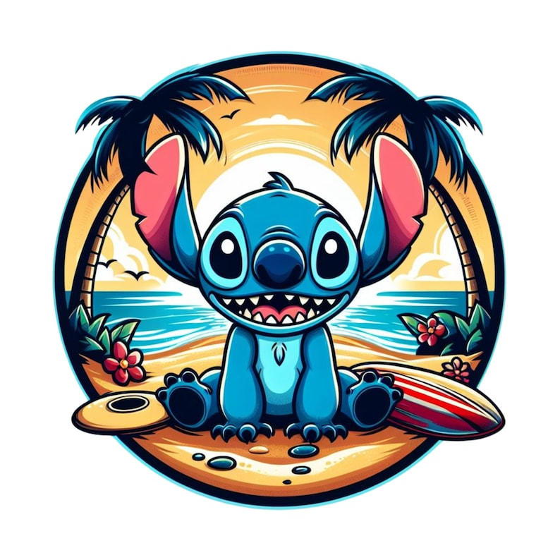 Stitch Png Clipart, Stitch Summer Holiday, Lilo and Stitch Character ...