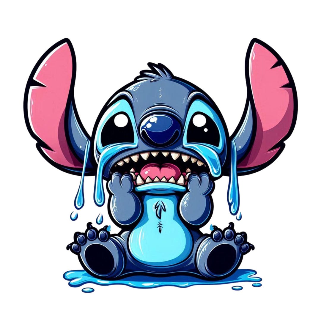 Cry Stitch Cute Image, Stitch Png Clipart, Cry Baby Stitch, Lilo and ...