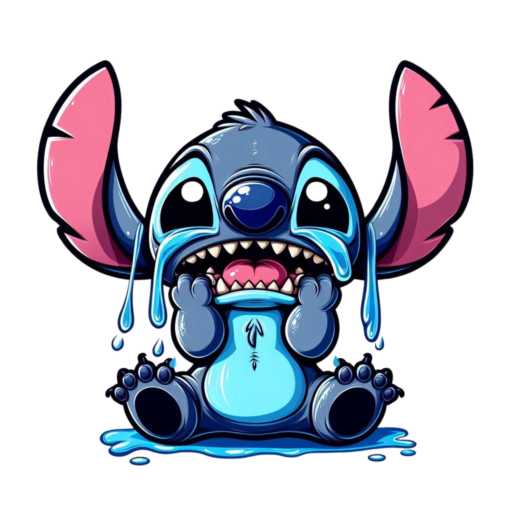 Cry Stitch Cute Image, Stitch Png Clipart, Cry Baby Stitch, Lilo and ...