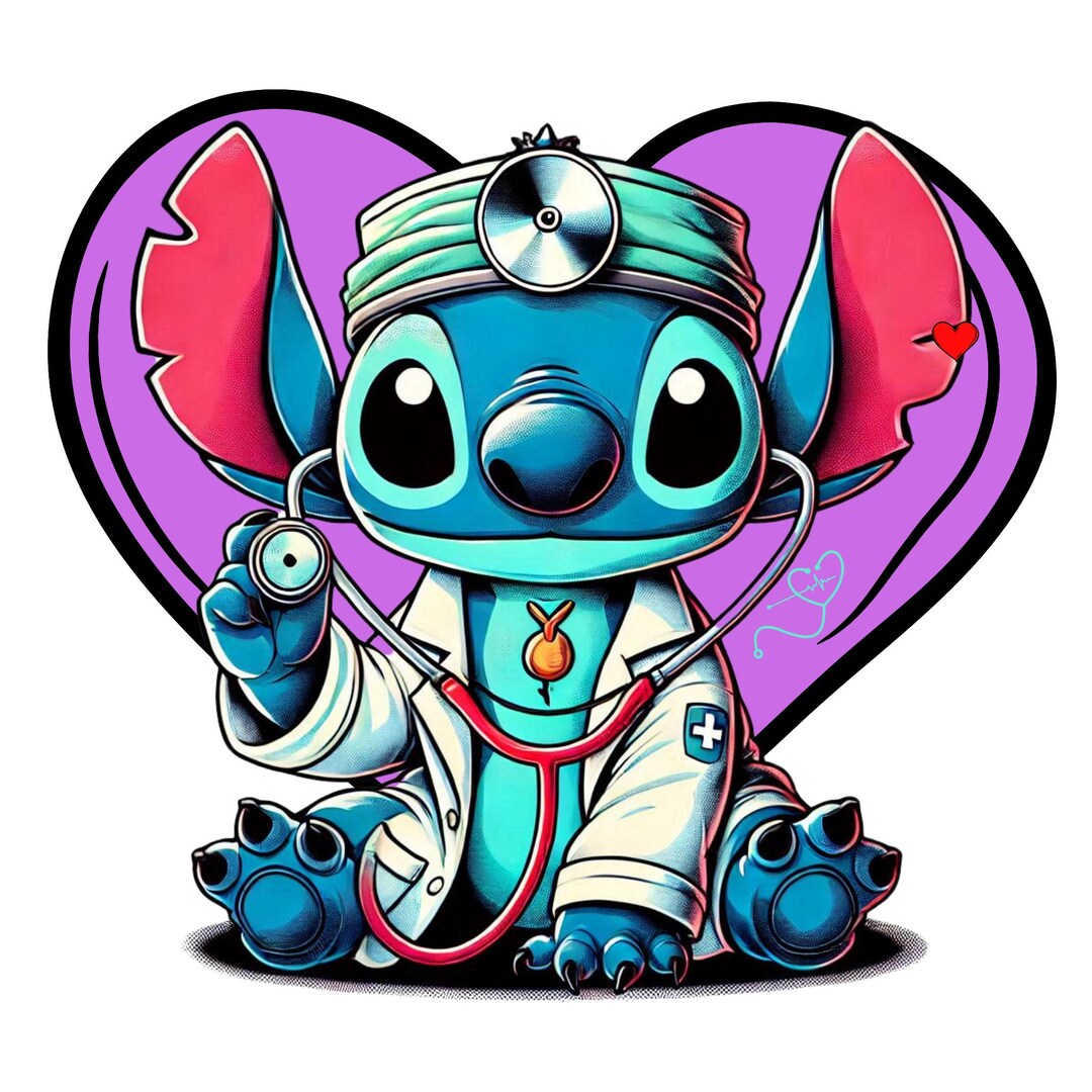 Stitch Doctor Design, Stitch Png Clipart, Stitch Love, Lilo and Stitch ...