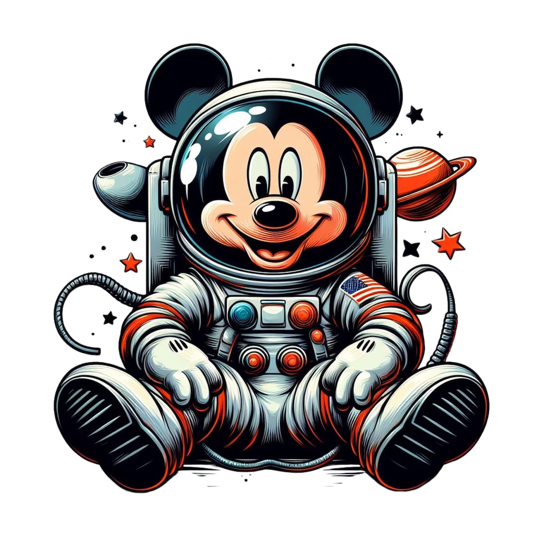 Mickey Mouse Astronaut Design, Mickey Mouse Png Clipart, Cute Mickey ...
