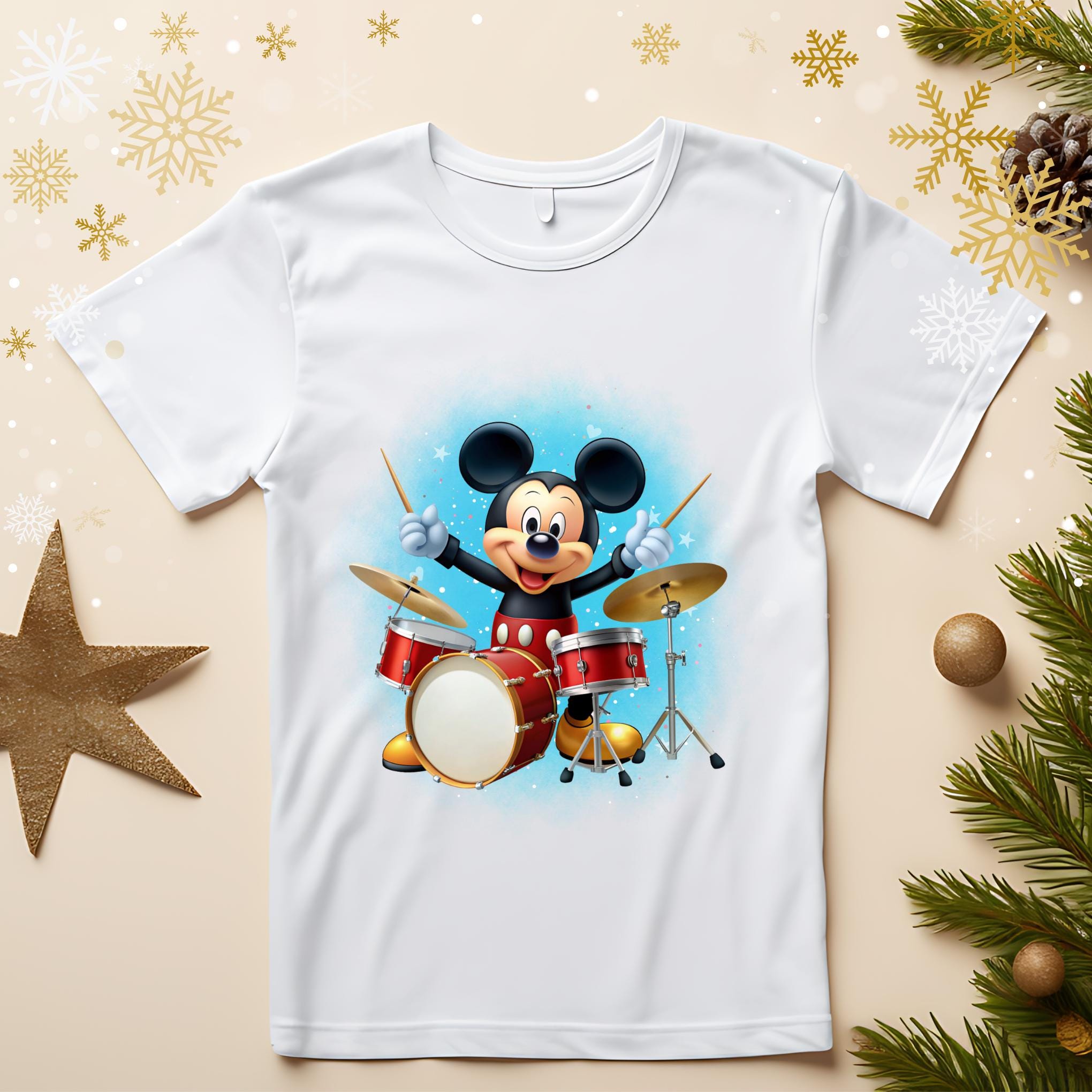 Mickey Mouse Png Clipart, Mickey Mouse Playing Drum, Mickey Mouse Music ...
