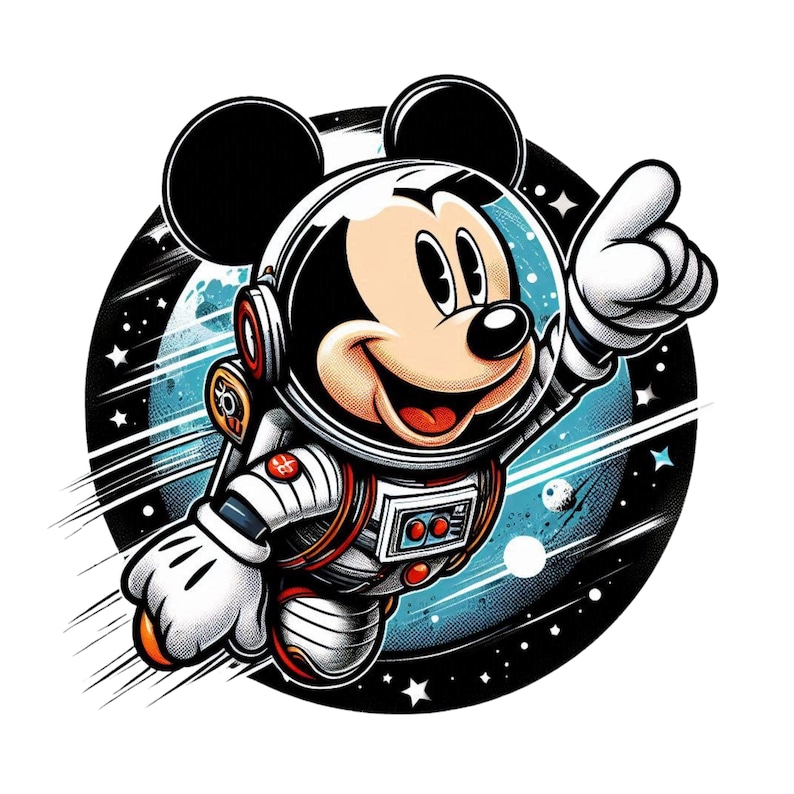 Mickey Mouse en el espacio, Mickey Mouse PNG Clipart, diseño de ...