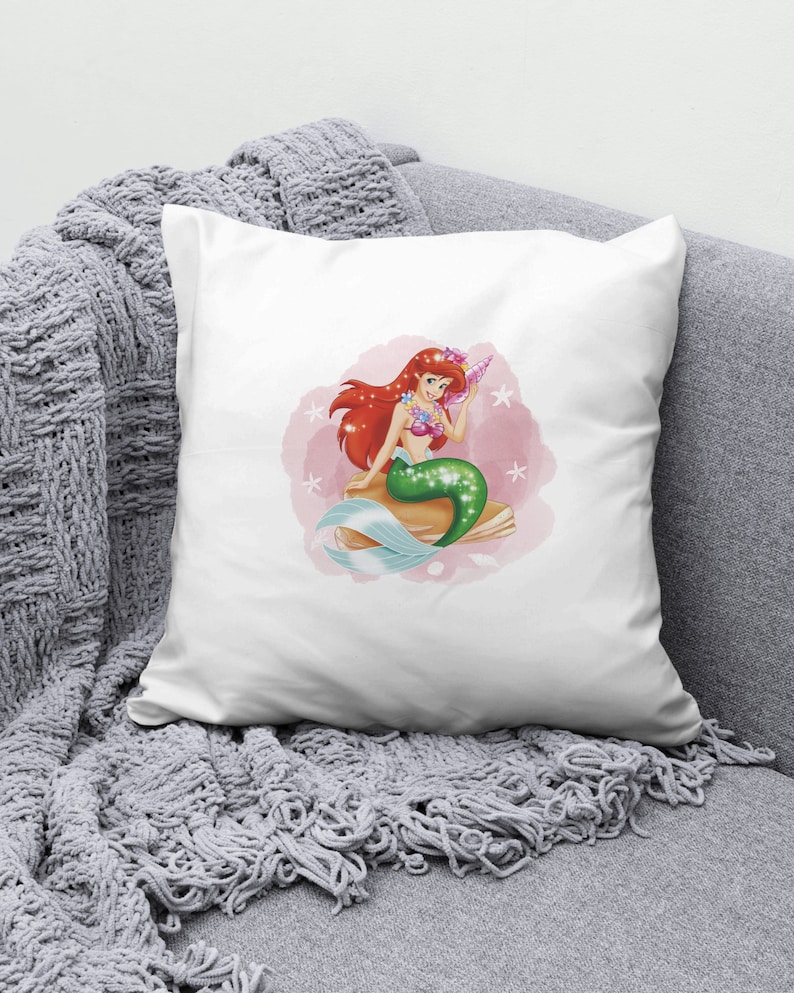 Princess Ariel Watercolour Background, Princess Ariel Png, the Little ...