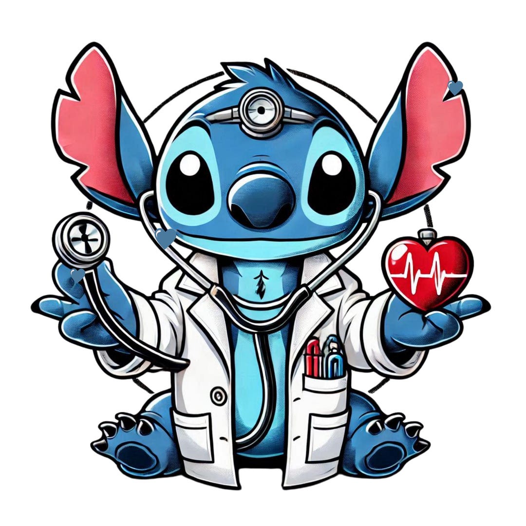 Doctor Stitch, Stitch Png Clipart, Stitch Love, Lilo and Stitch ...