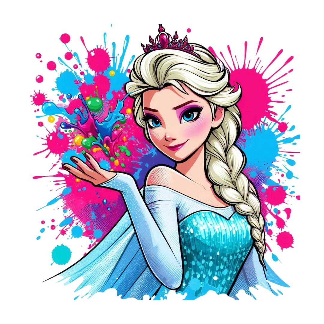 Princess Elsa Splash, Princess Elsa Png Clipart, Frozen Princess ...