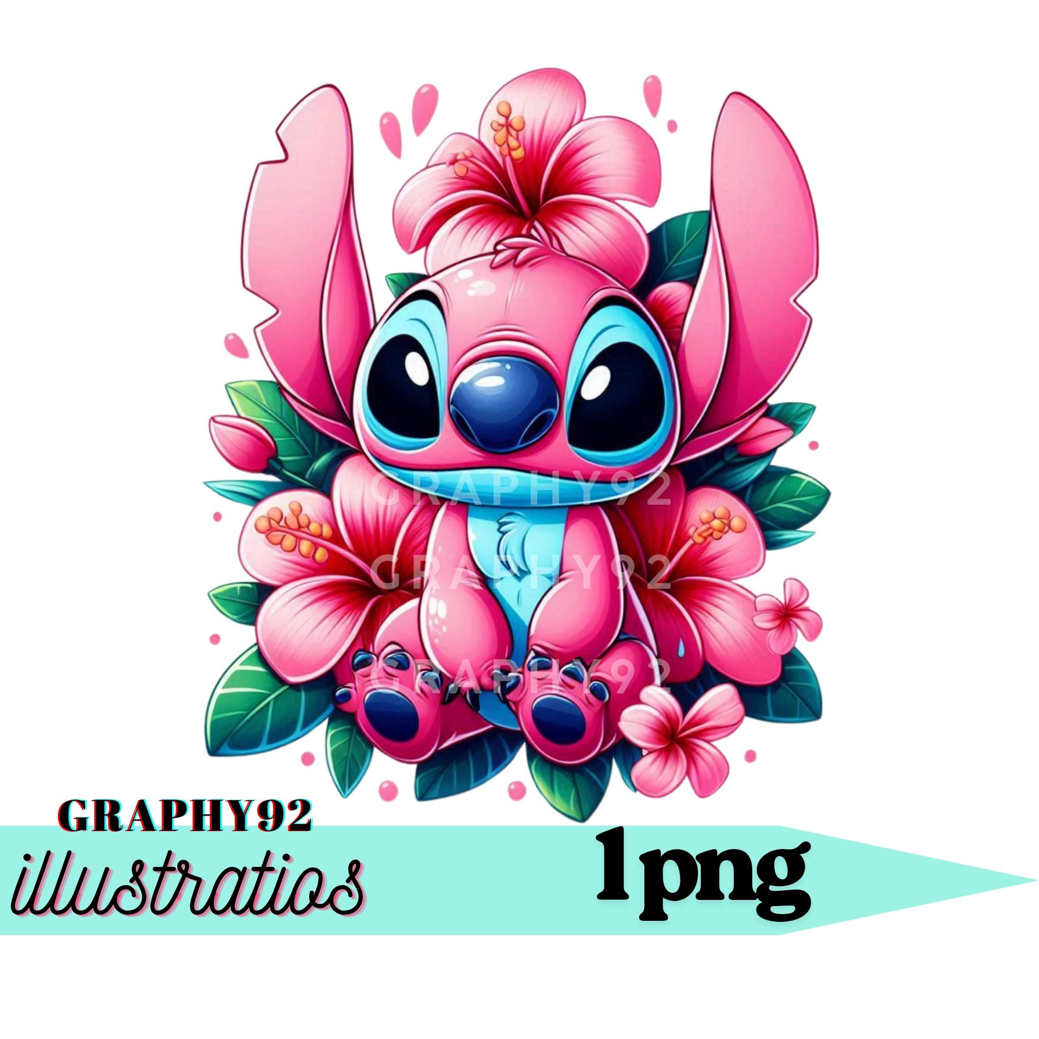 Stitch Angel Png, Angel Lilo Png Clipart, Angel Flower, Lilo and Stitch ...