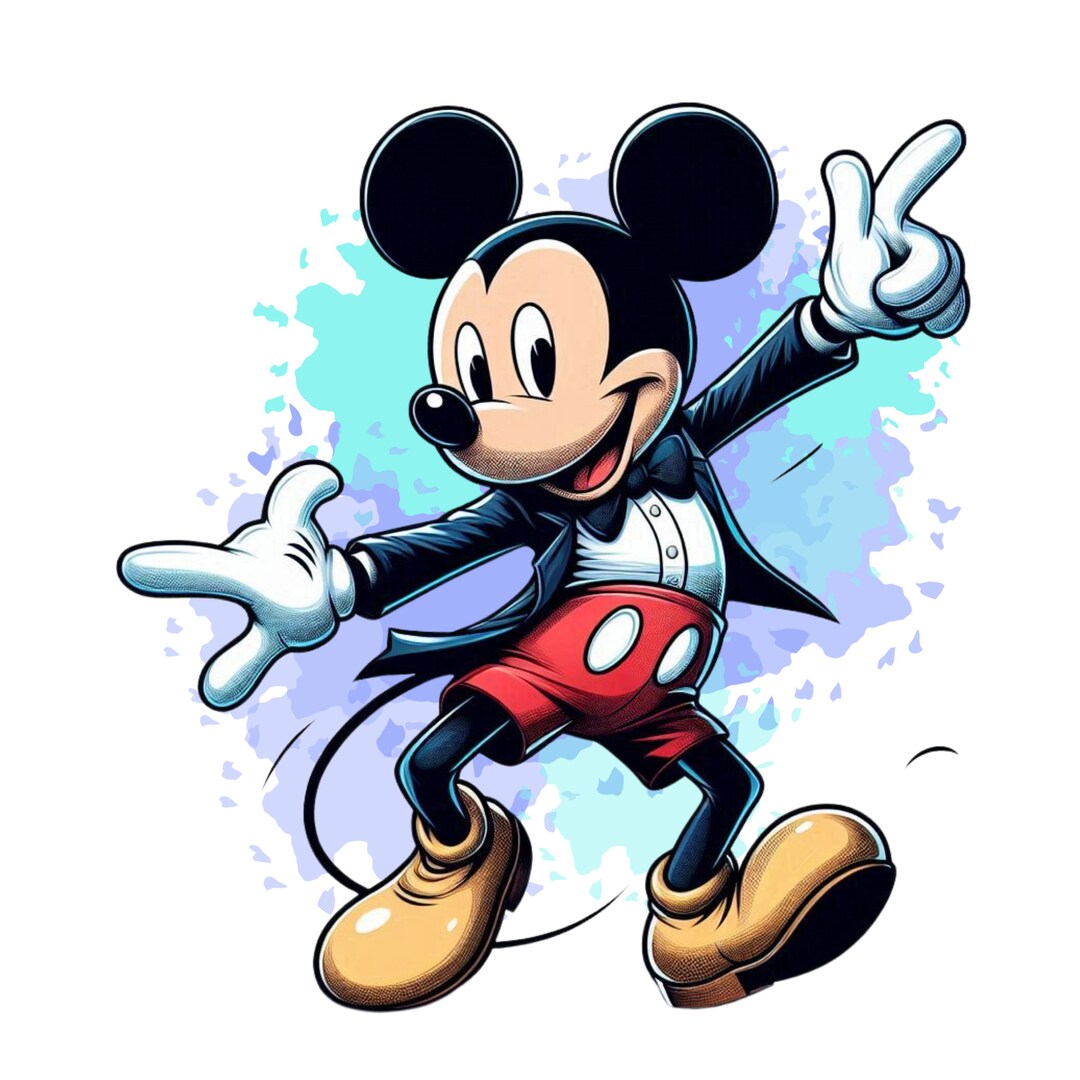 Mickey Mouse Png Clipart, Mickey Mouse Dancer, Mickey Watercolour ...