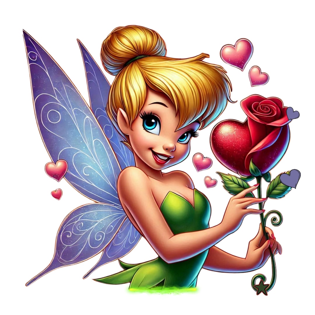 Tinkerbell Valentine's Day, Tinkerbell Png Clipart, Cute Fairy ...
