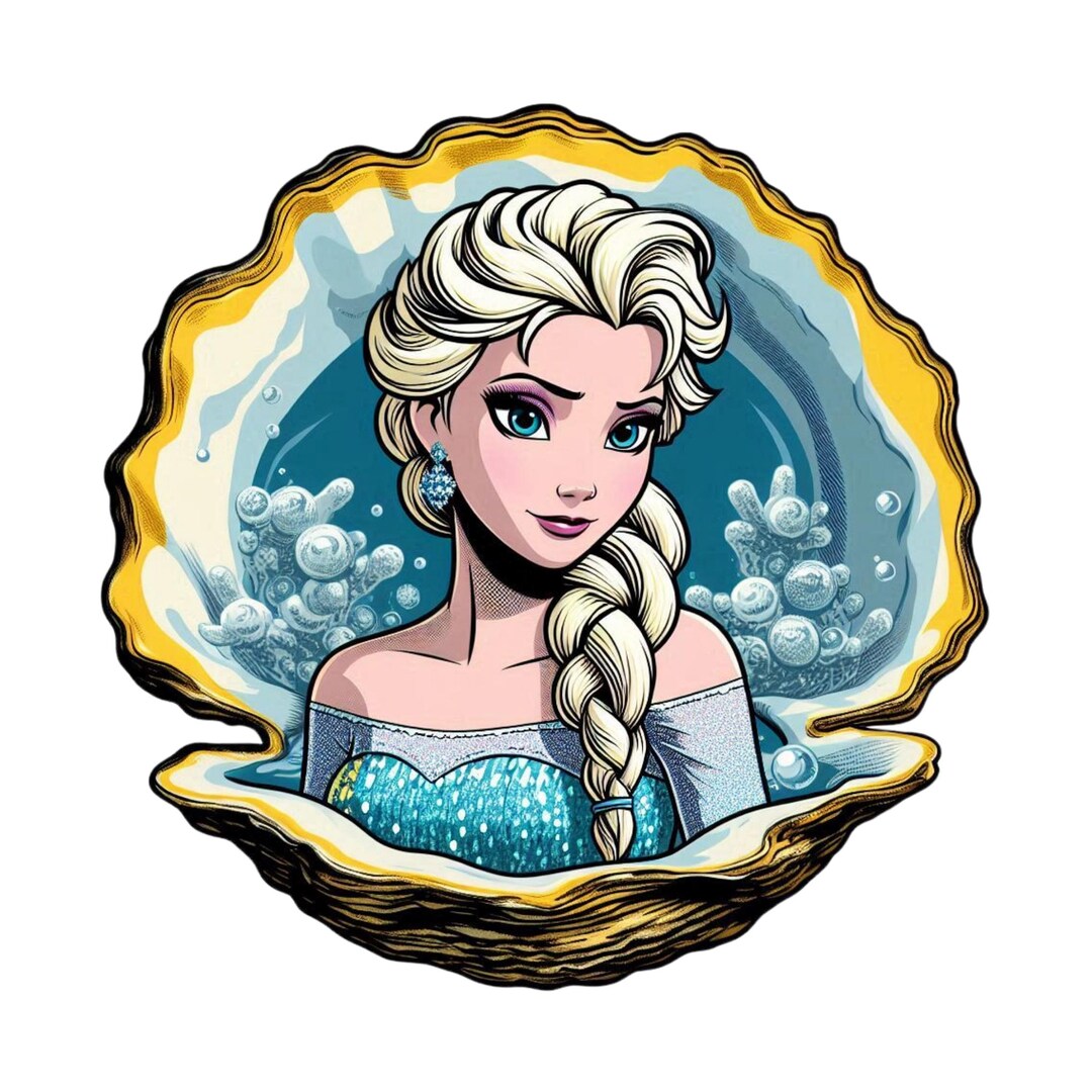 Princess Elsa Png Clipart, Elsa in Oyster, Elsa Mermaid, Frozen ...