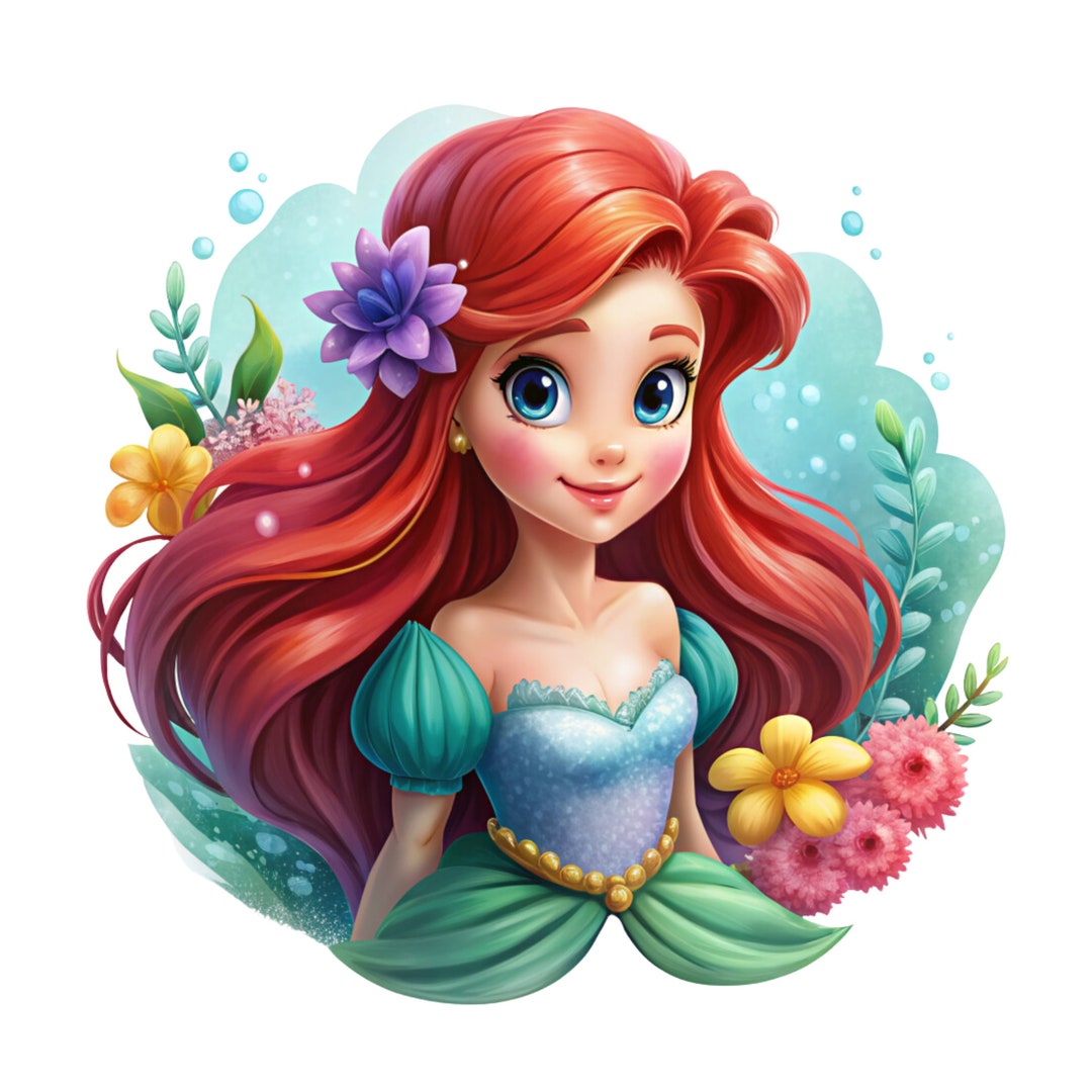 The Little Mermaid Ariel Png Clipart, Princess Ariel Png Design ...
