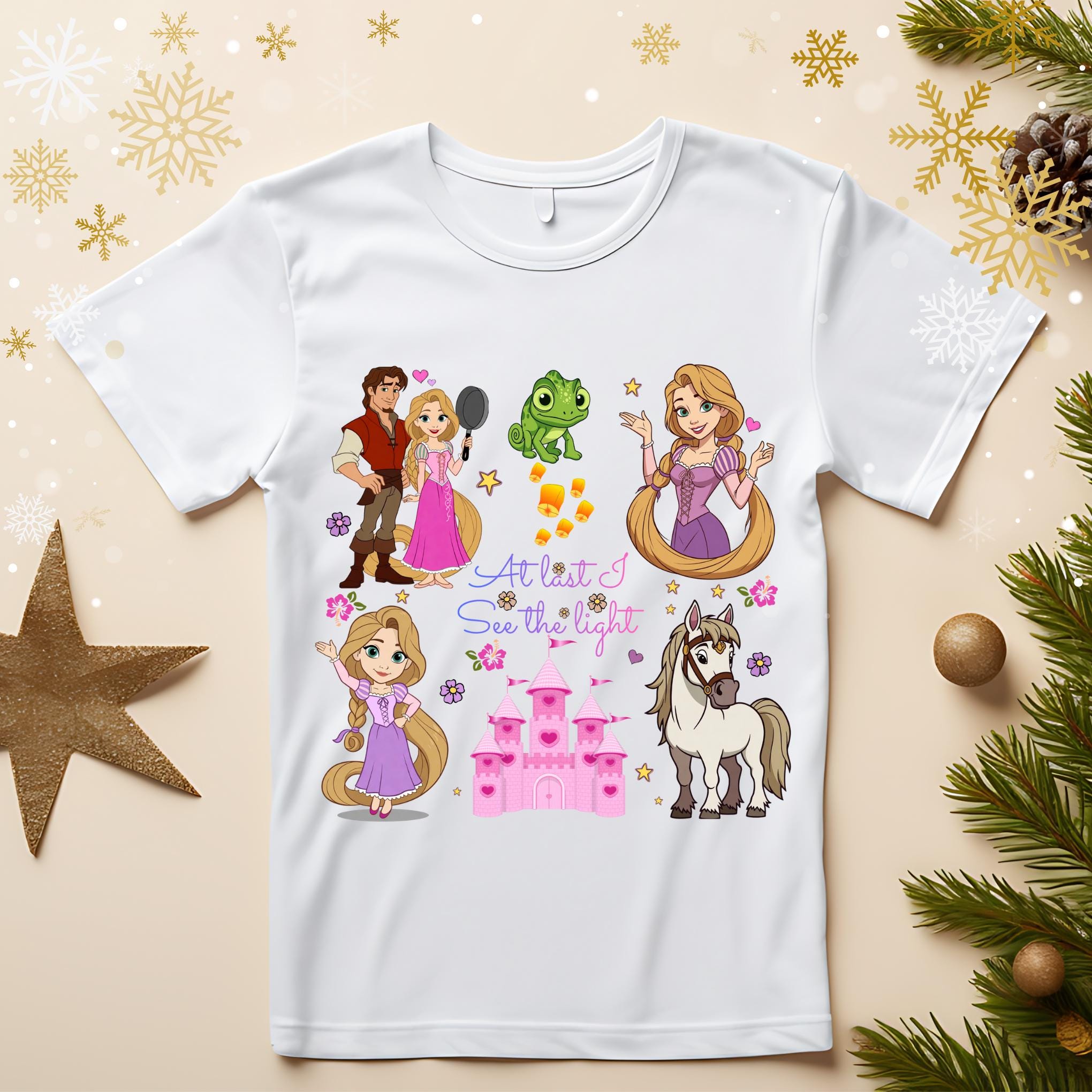 Princess Rapunzel Png Shirt Design, Rapunzel Png Clipart, Tangled Png ...