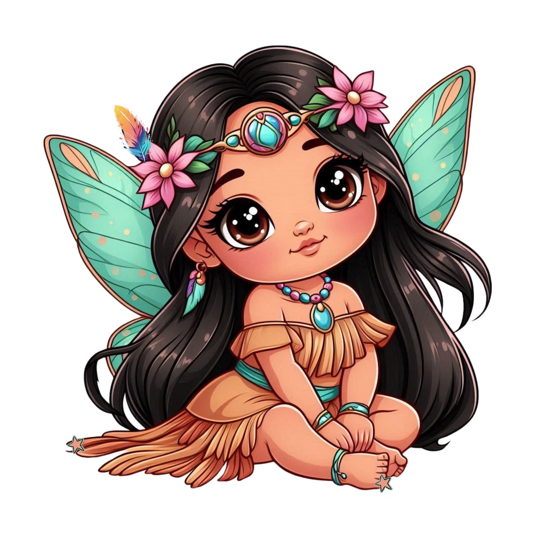 Pocahontas Png Clipart, Pocahontas Fairy Design, Pocahontas Png, Baby ...