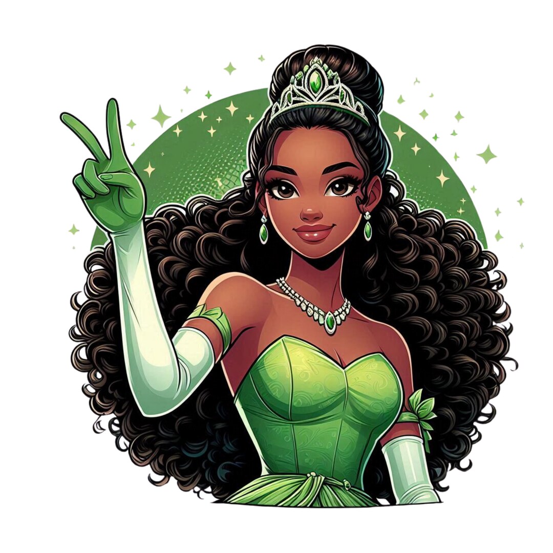 Princess Tiana Png Clipart, Tiana Victory Design, the Princess and the ...