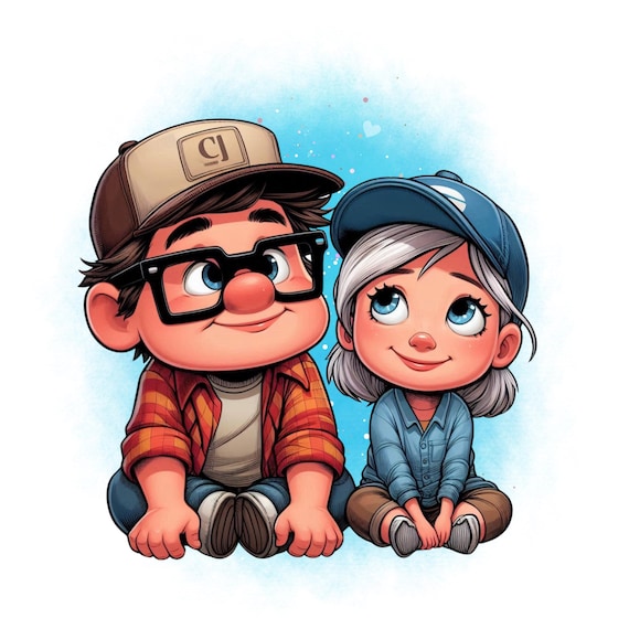 Up Characters Ellie And Carl Drawings 17 Pieces Of Stunning UP Concept