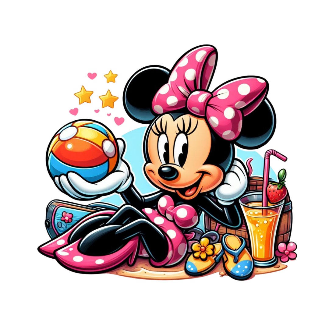 Minnie Mouse Png Clipart, Minnie Mouse Summer, Holiday, Minnie Mouse ...