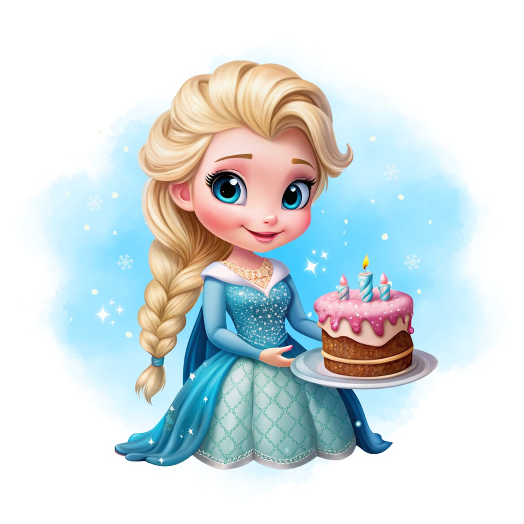 Princess Elsa Birthday, Frozen Princess Png Clipart, Cute Elsa, Baby ...