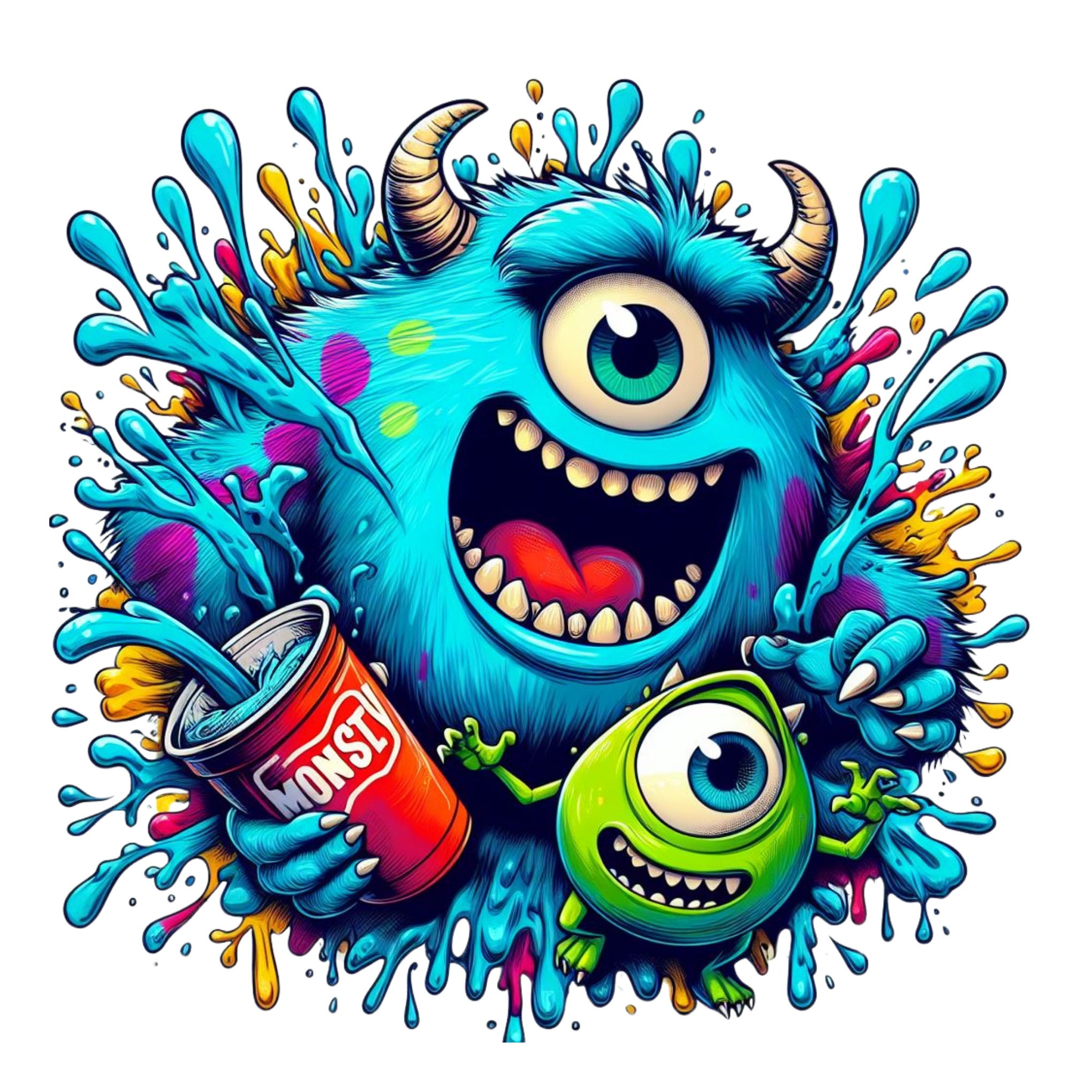 Monsters Inc Splash Design, Monsters Inc Png Clipart, James P Sullivan ...