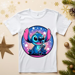 Stitch Png Clipart, Stitch Singer Design, Stitch Music, Lilo and Stitch ...