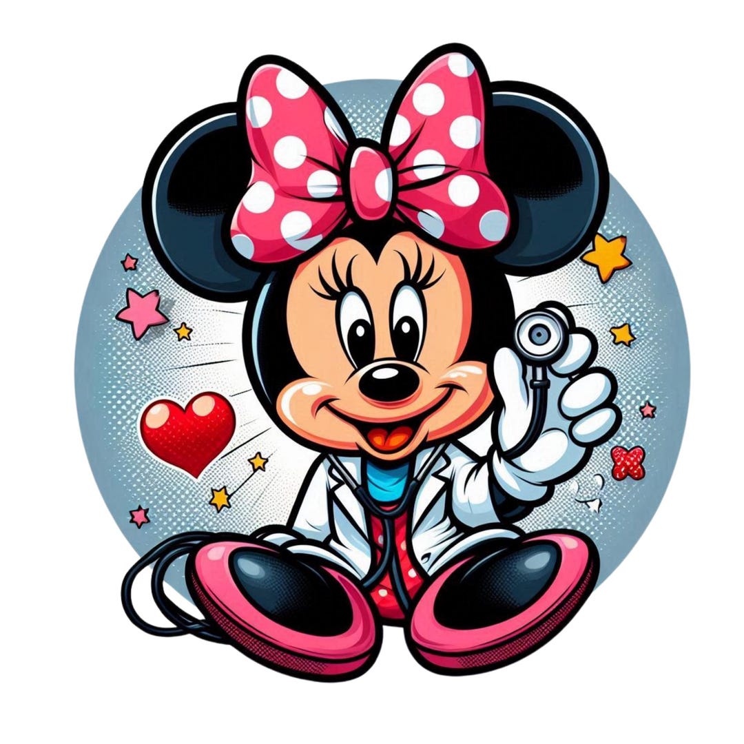 Minnie Mouse Png Clipart, Minnie Mouse Doctor Design, Doctor Minnie ...