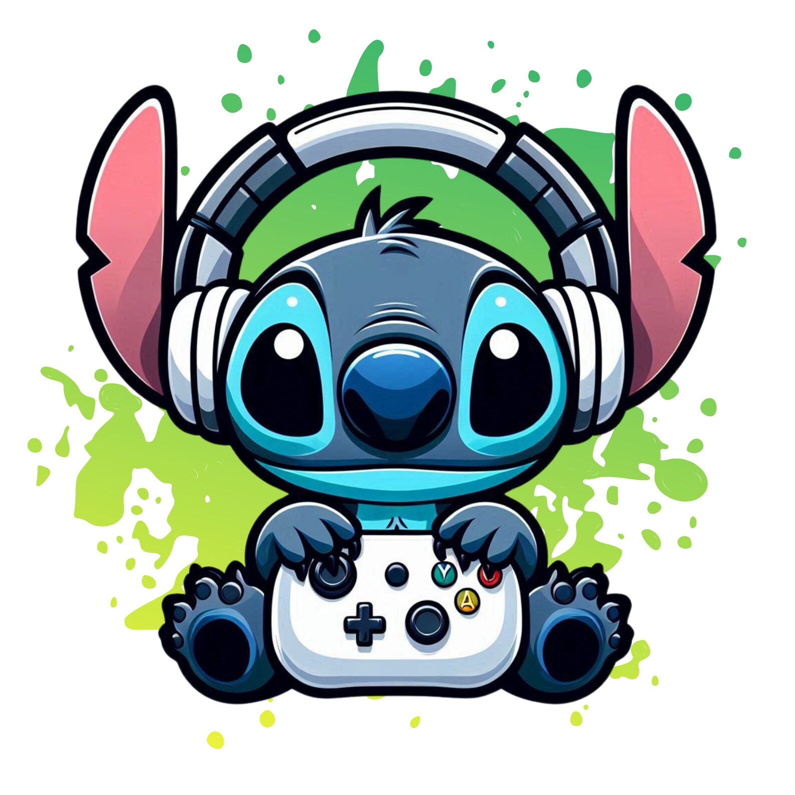 Stitch Png Clipart, Stitch Gamer Design, Cute Stitch Png, Lilo and ...