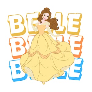 Princess Belle Png Design, Belle Png Clipart, Beauty and the Beast ...