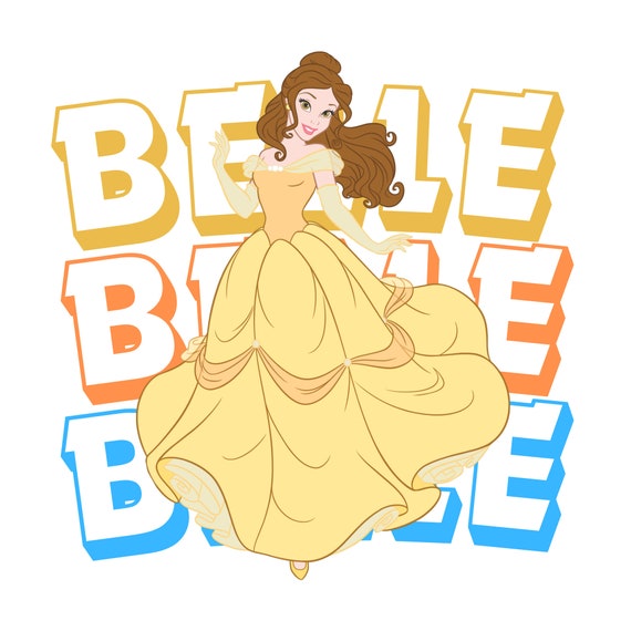 Belle White Background