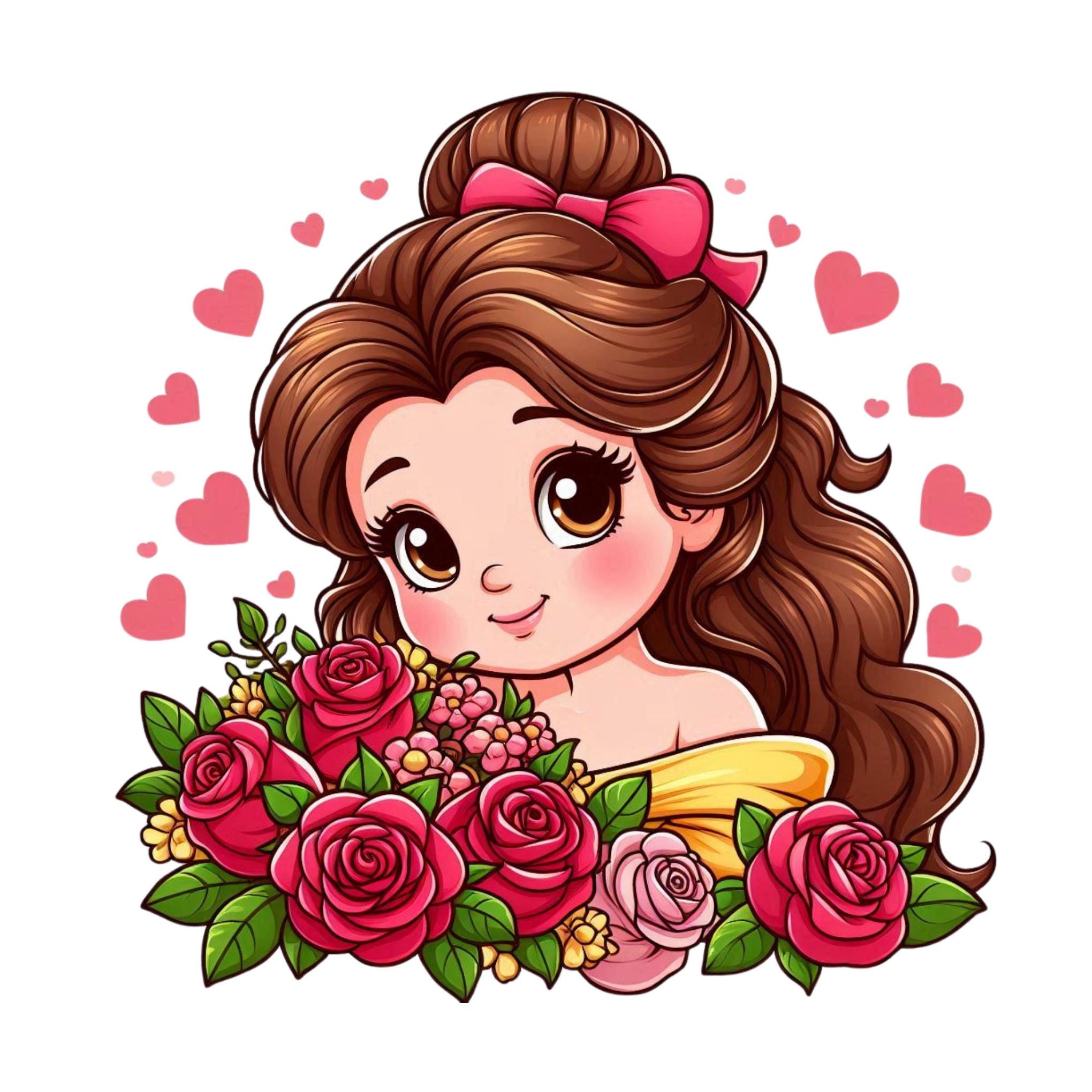 Belle Fleur Clipart Watercolor Bells And Flowers Clipart | Wedding