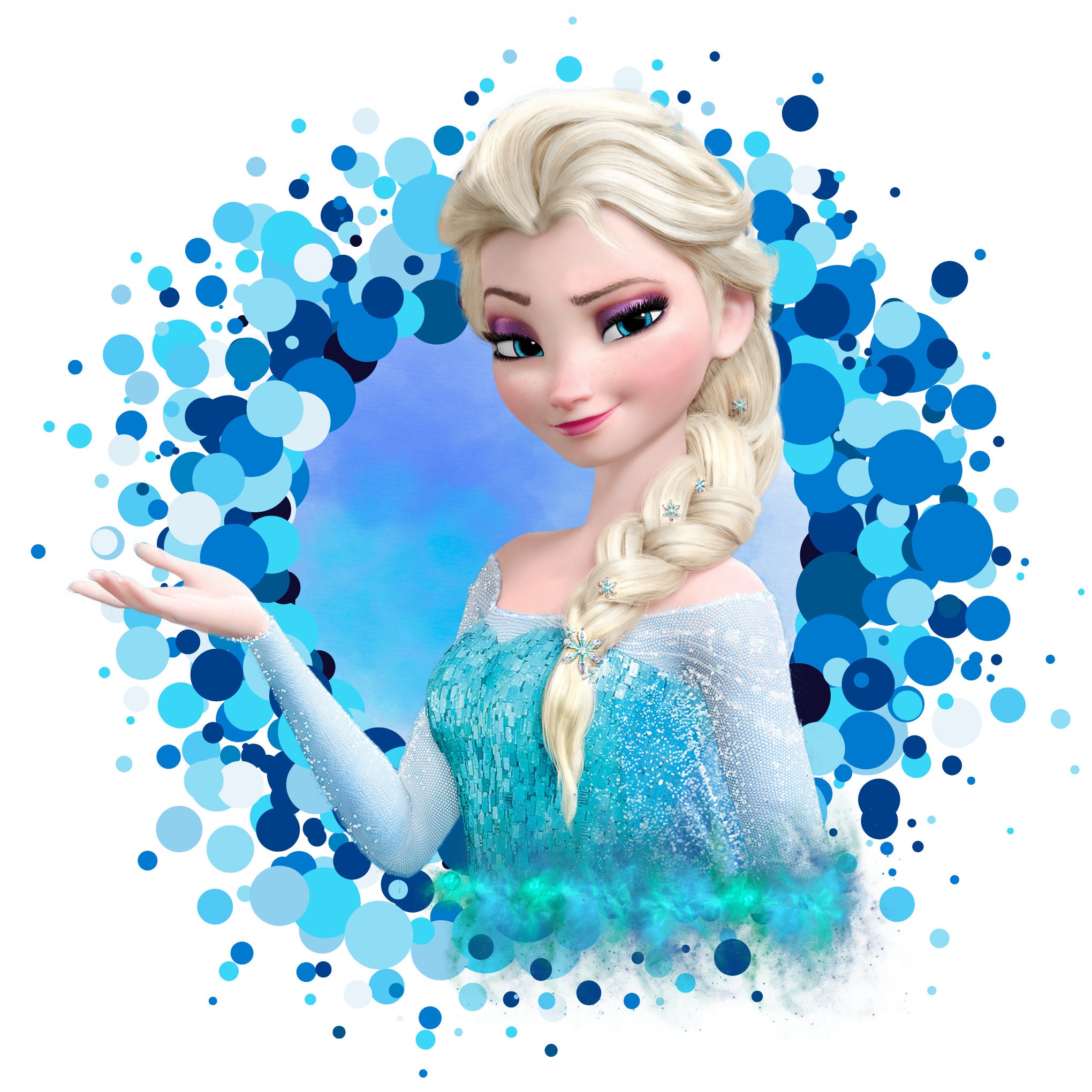 Princess Elsa Watercolor Background, Frozen Elsa Png Clipart, Elsa Png, Frozen Png, Instant ...
