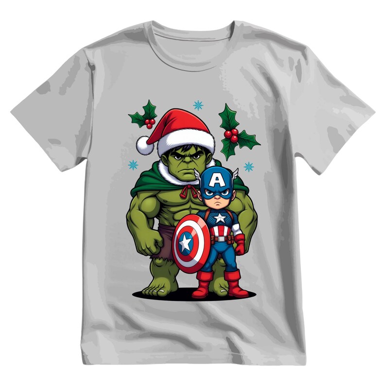 Hulk and Captain America Png Clipart, Super Hero Png, Hulk Christmas ...