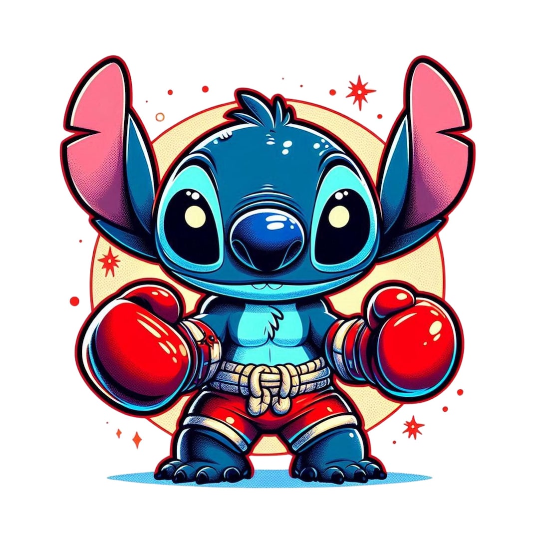 Boxer Stitch, Stitch Png Clipart, Stitch Boxing, Cute Stitch Image ...