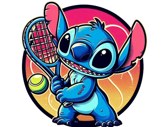 Stitch Basketball Player, Stitch Png Clipart, Stitch Sport Design, Lilo ...
