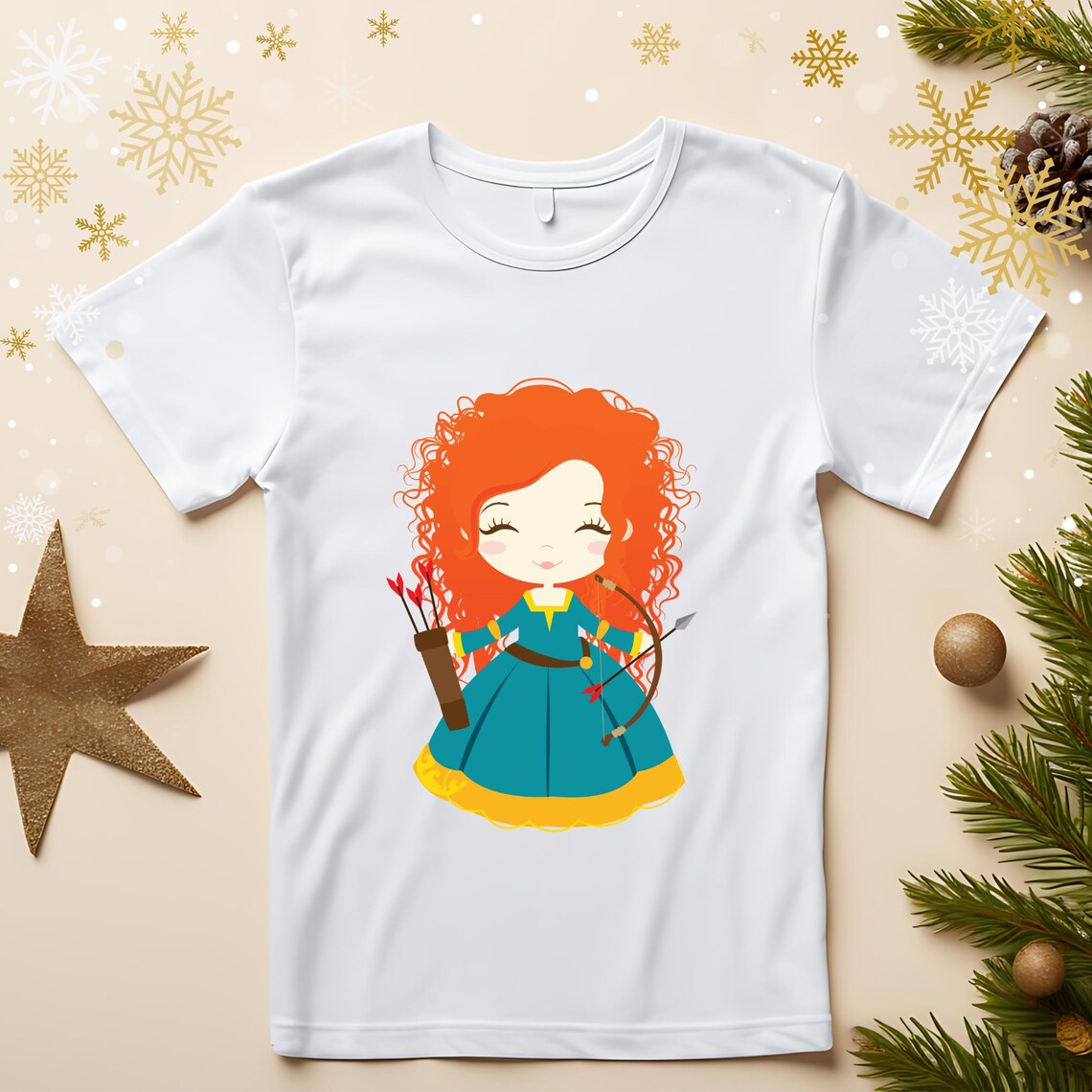 Merida Png Bundle, Brave Png Clipart Set, Princess Merida Png, Instant ...