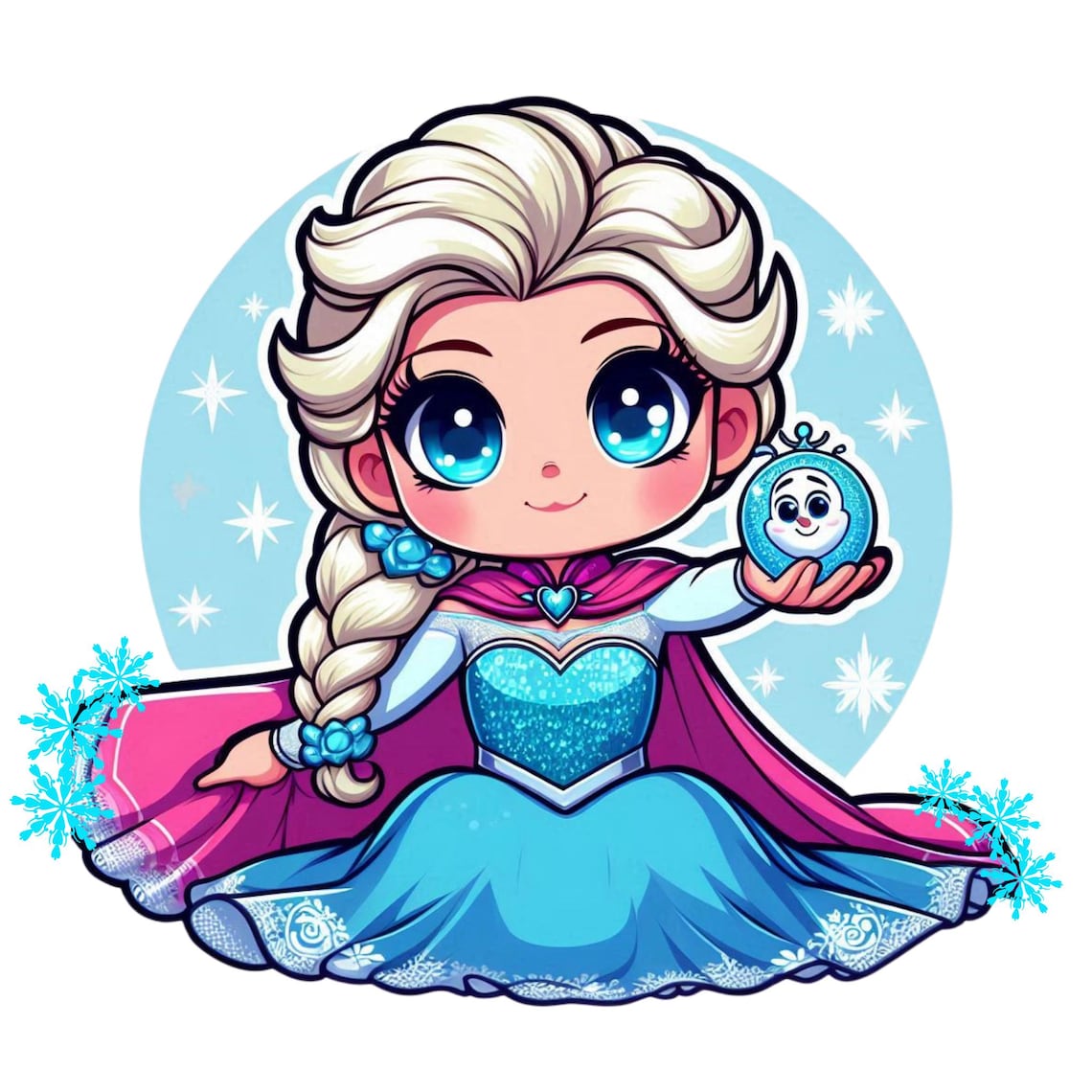 Princess Elsa Png Clipart, Baby Elsa, Cute Elsa Image, Frozen Princess ...