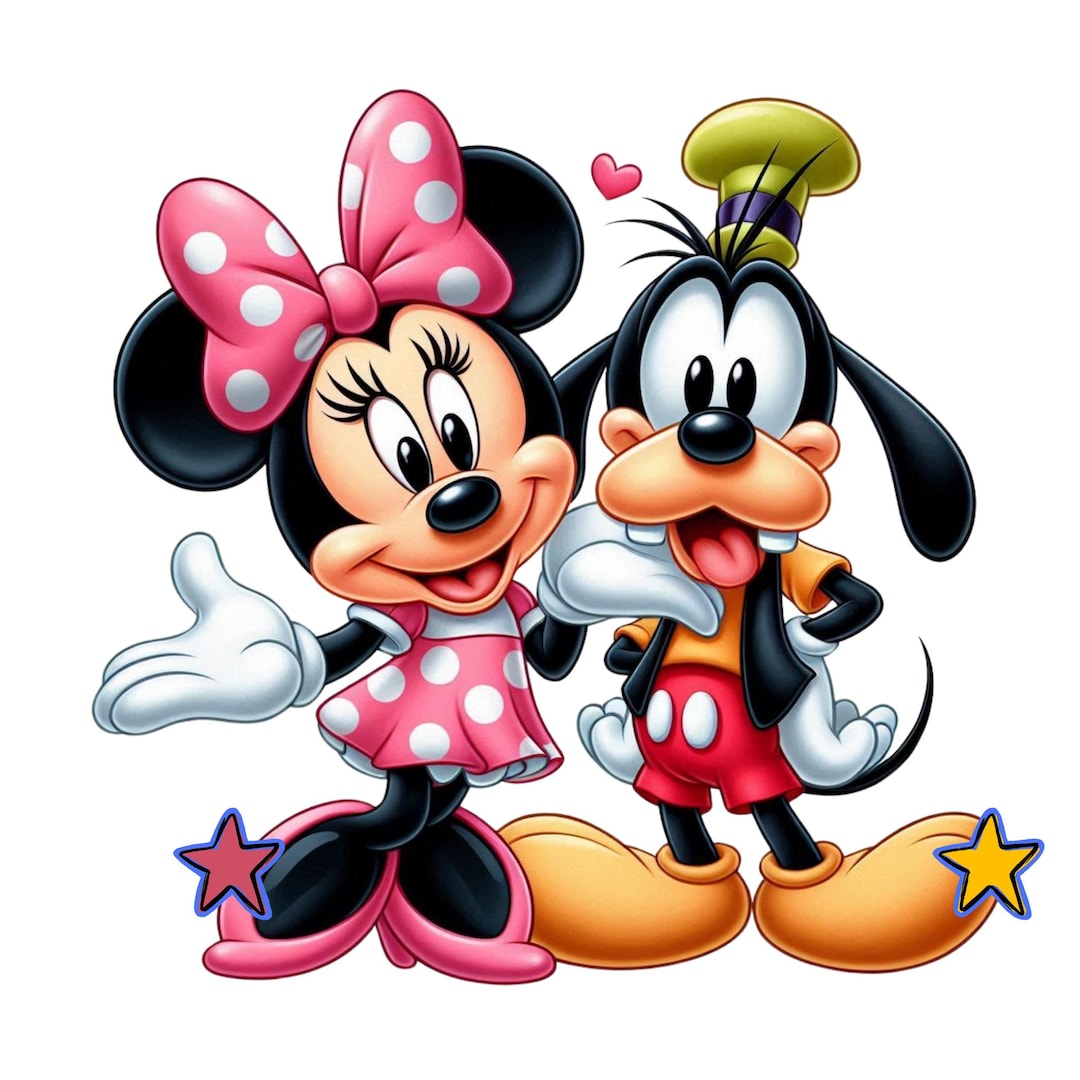 Minnie Mouse and Goofy Png Clipart, Cute Minnie Mouse, Cute Dog Goofy ...