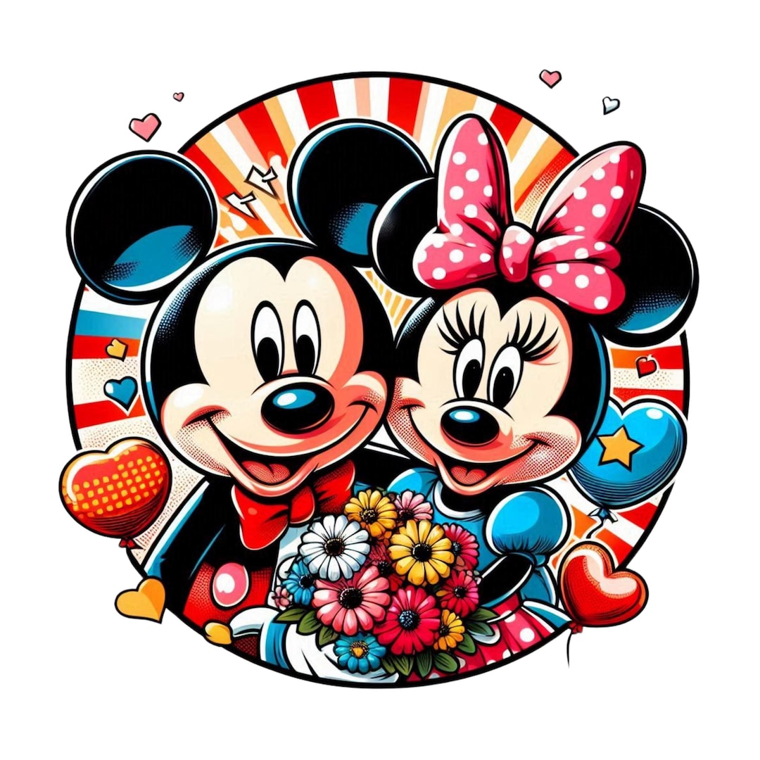 Mickey and Minnie Mouse Png Clipart, Mickey Mouse Png, Minnie Mouse Png ...