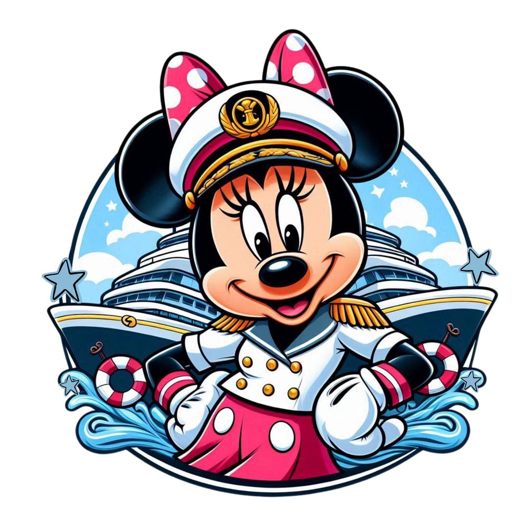 Captain Minnie Mouse, Minnie Mouse Cruise, Ship, Minnie Mouse Png ...