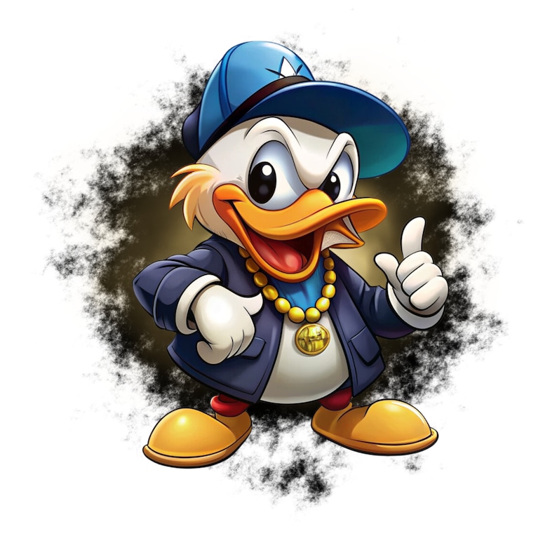 Donald Duck Watercolor Background, Donald Duck Png Clipart, Donald Duck ...