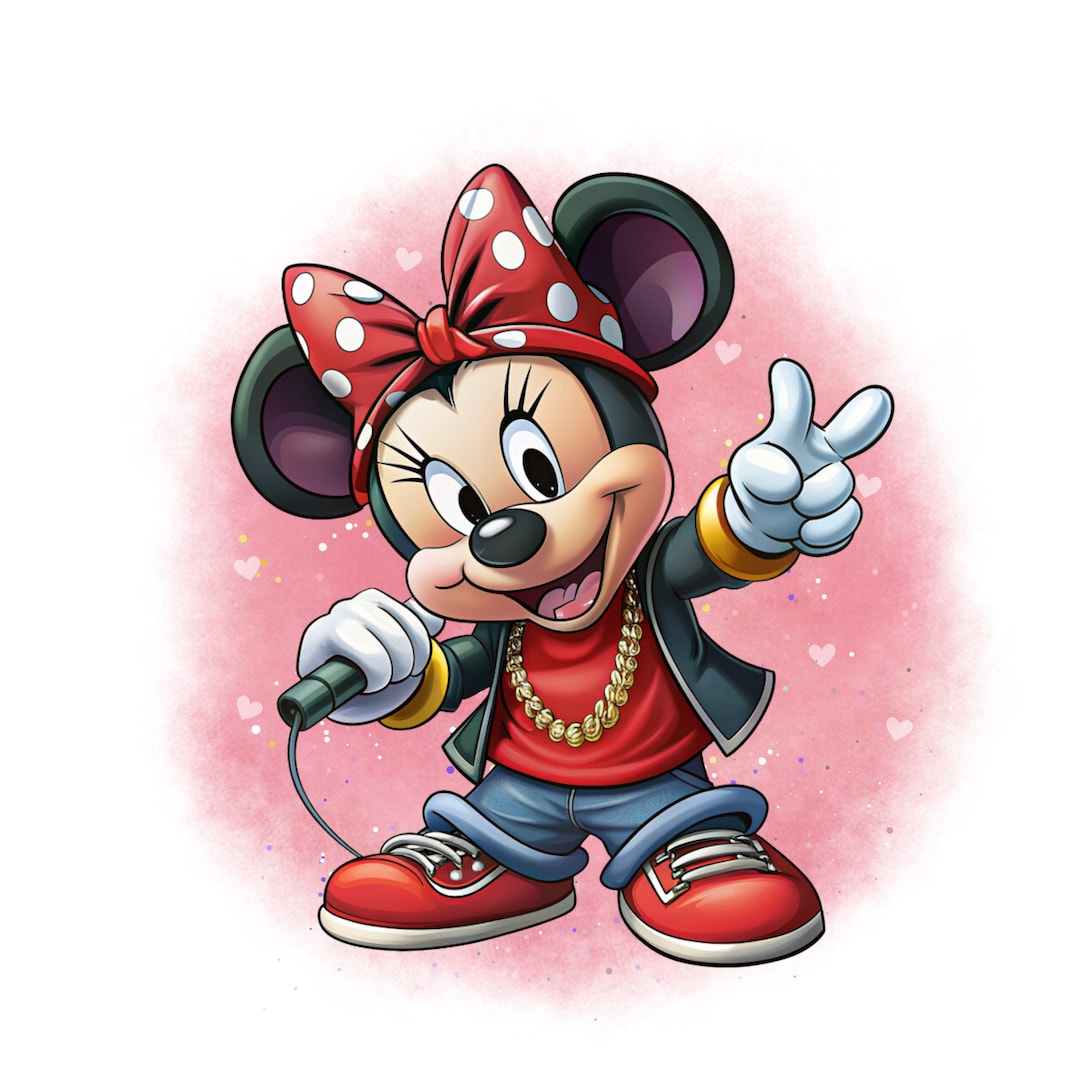Minnie Mouse Png Clipart, Minnie Mouse Rapper, Minnie Mouse Music ...