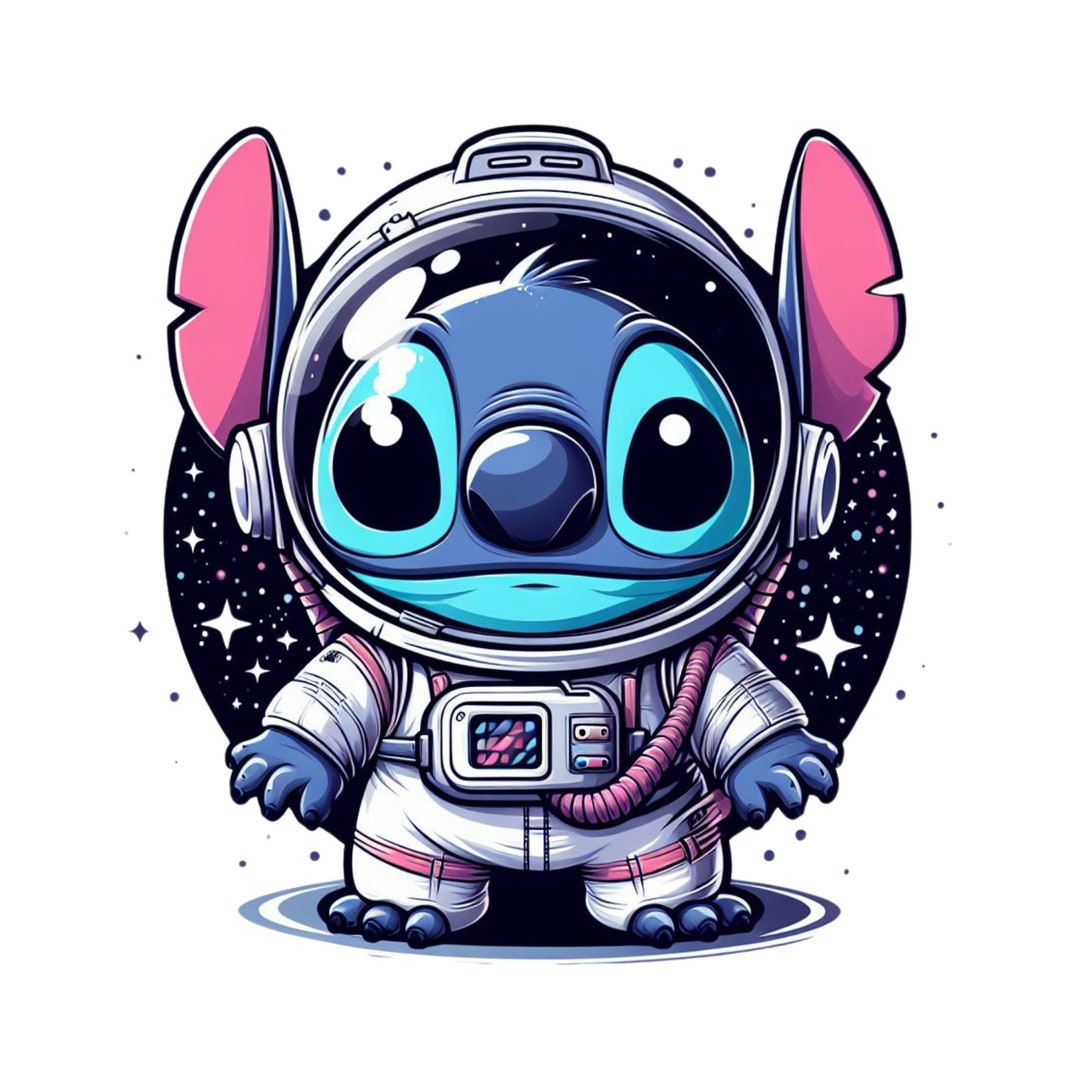 Stitch Astronaut Design, Stitch Png Clipart, Lilo and Stitch Character ...