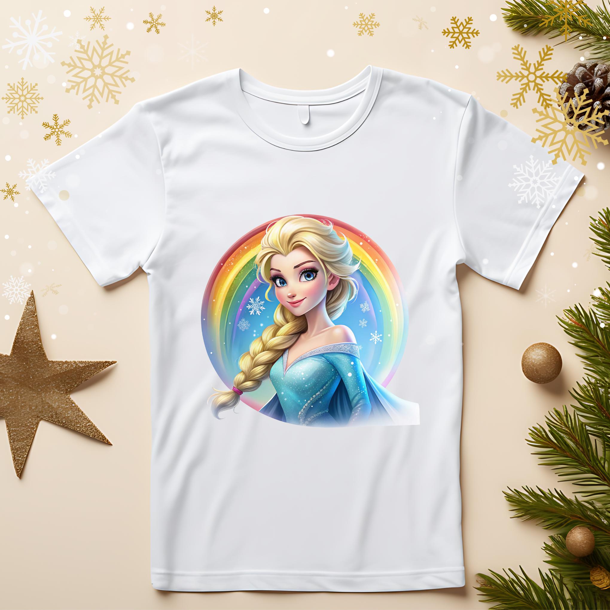 Frozen Elsa Png Clipart, Princess Elsa Rainbow Design, Elsa Png, Frozen ...