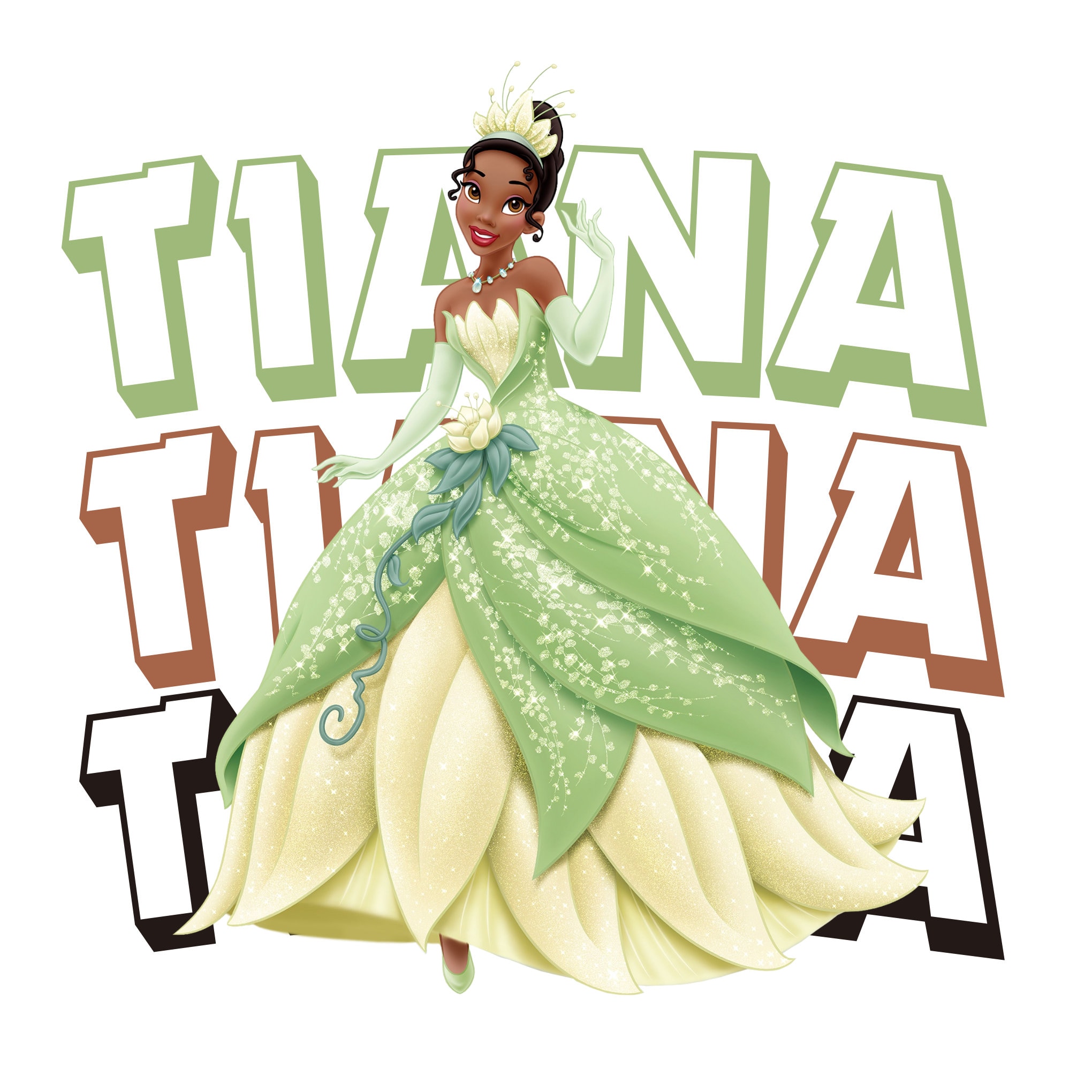 Princess Tiana Png Clipart, Tiana Name Png Design, the Princess and the ...