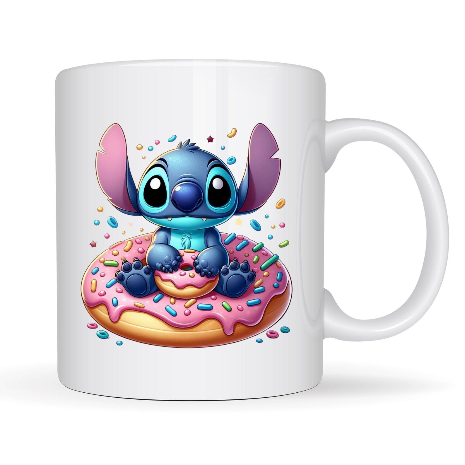Stitch Png Clipart, Stitch Eating Donut, Stitch Donut Design, Lilo and ...