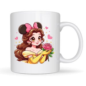 Princess Belle Png Clipart, Belle Mouse Ear, Beauty and the Beast ...
