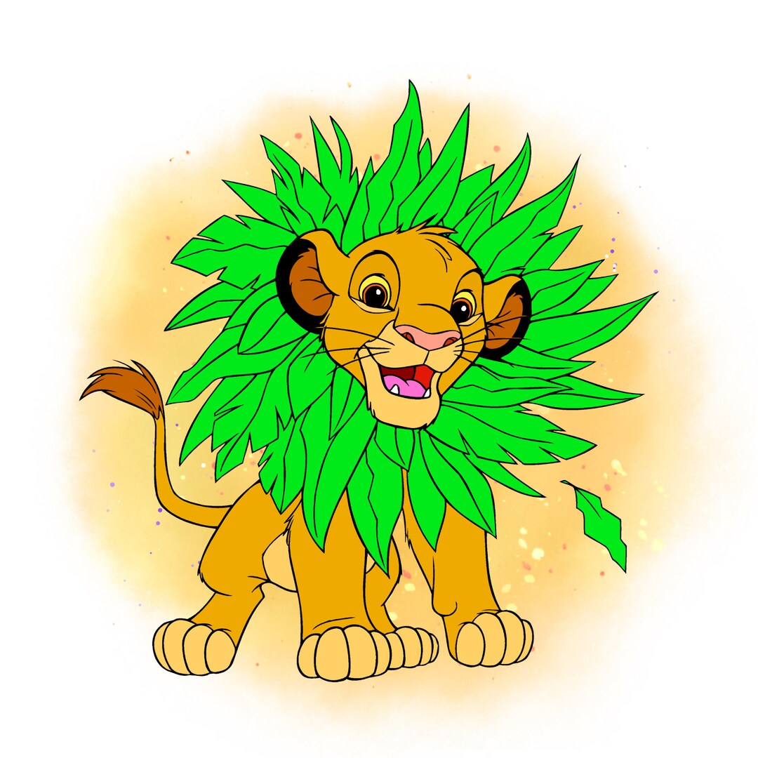 The Lion King Simba Watercolor Background, Simba Png Clipart, the Lion ...